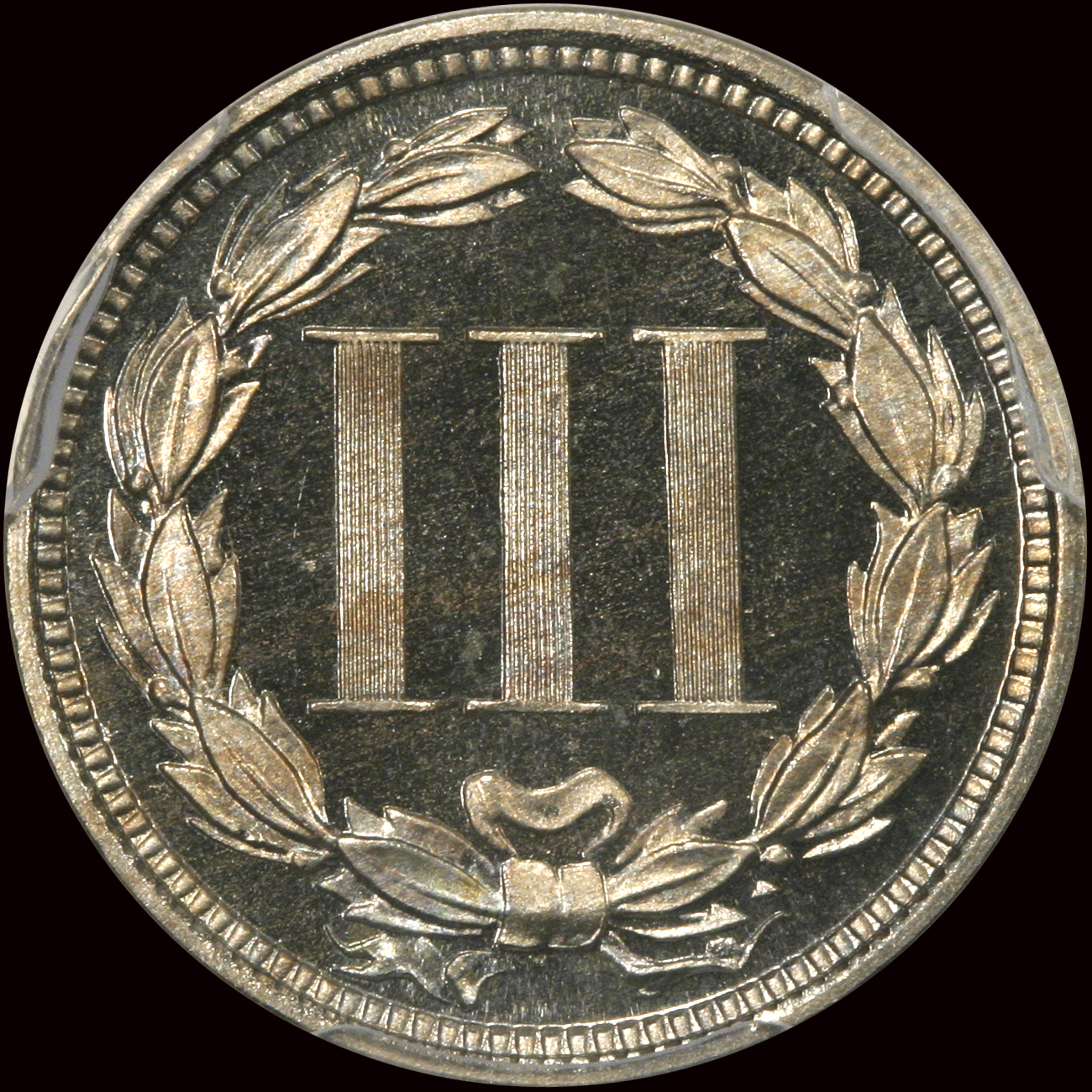 3CN 1866 PCGS PR67 DC | Legend Numismatics