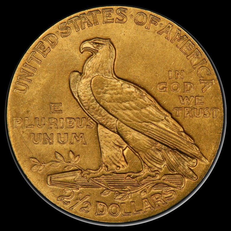 1908 $2.50 Gold Indian PCGS MS65+ (CAC) | Legend Numismatics