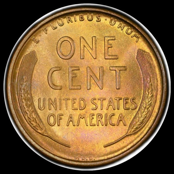 1909-S 1C Small Cent Lincoln, Wheat Rev VDB PCGS MS66RB (CAC) SUPERB ...